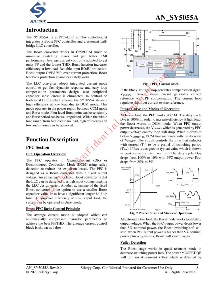 SY5055A datasheet page 8