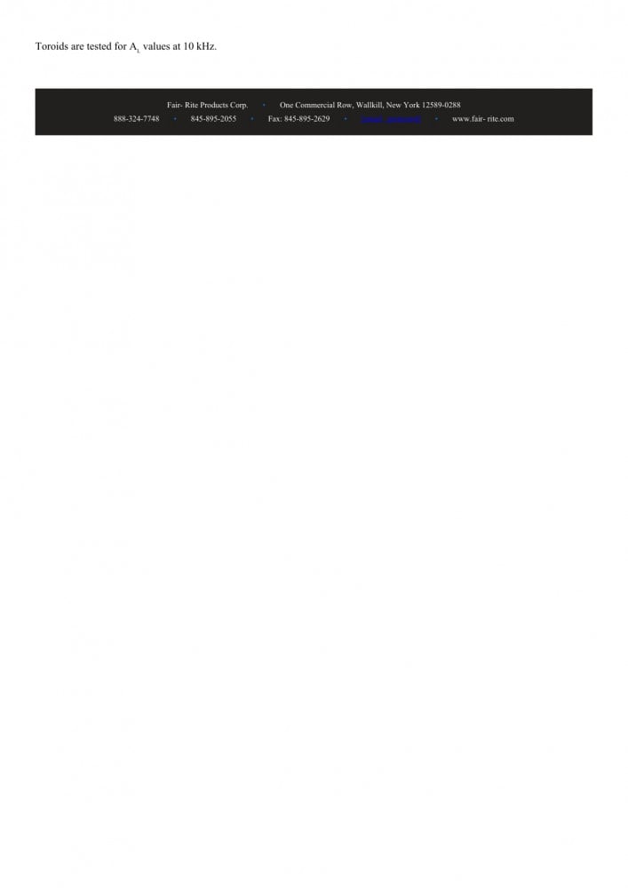 Fair-Rite 5977002721 technical document page 2