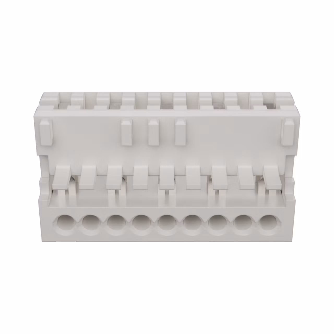 5.00mm Appli-Mate RAST 2.5 IDT Housing, Direct/Indirect, Female, 5 Circuits, Position Keys B, C, G, H & I Removed, Green Color Stripe for sale