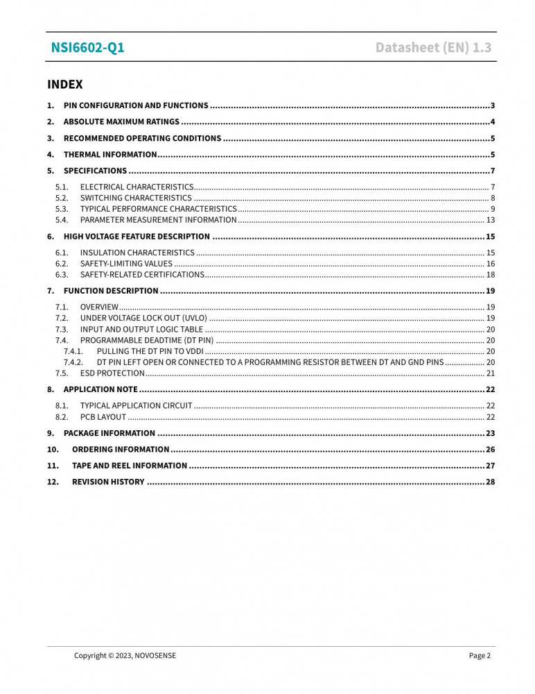 NSi6602B-Q1SPNR datasheet page 2