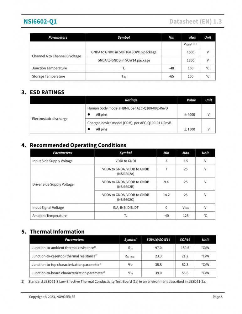 NSi6602B-Q1SPNR datasheet page 5