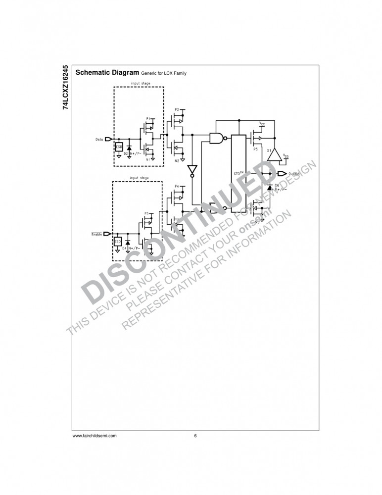 74LCXZ16245 datasheet page 6