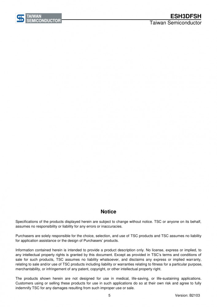 ESH3DFSH datasheet page 5