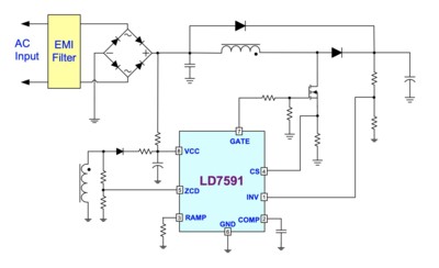 Transition-Mode PFC Controller with Fault Condition Protection for sale