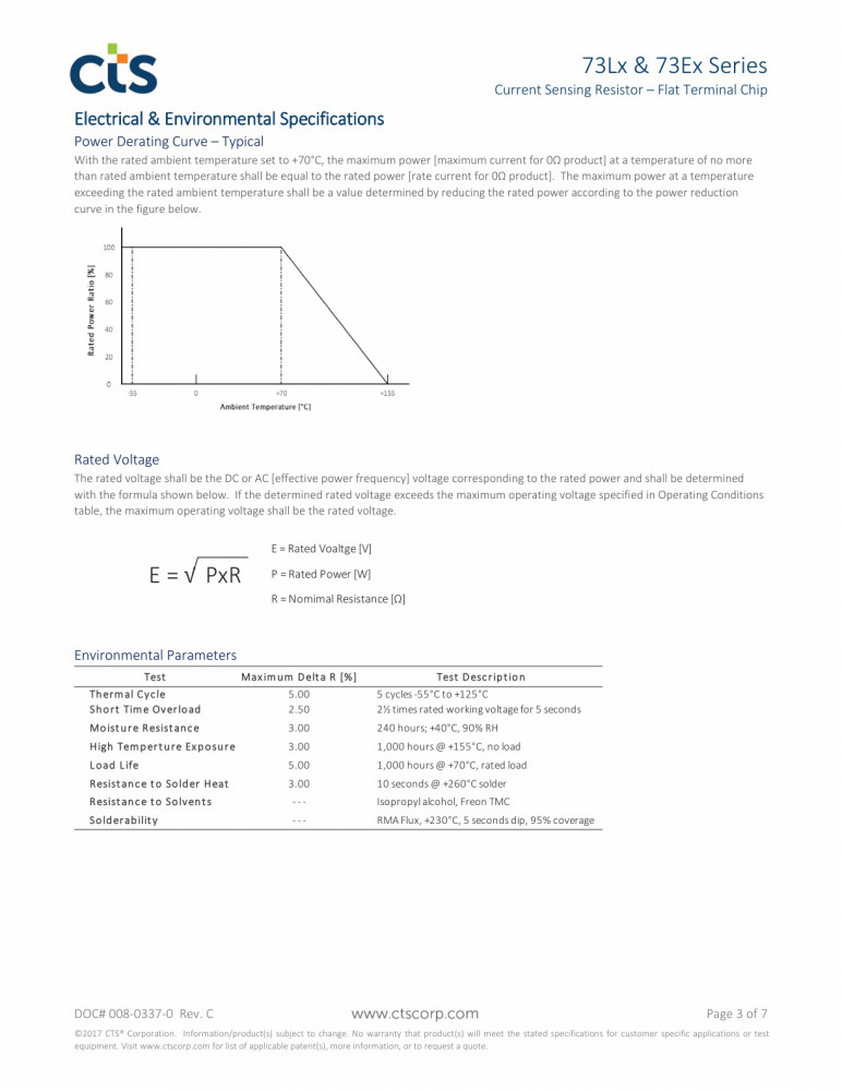 CTS 73L4R24F datasheet page 3