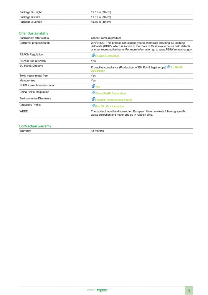 XB5AD33 technical document page 3