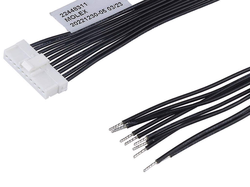 MicroTPA-to-Pigtail Off-the-Shelf (OTS) Cable Assembly, 2.00mm Pitch, Single Row, 300.00mm Length, 10 Circuits, Natural for sale