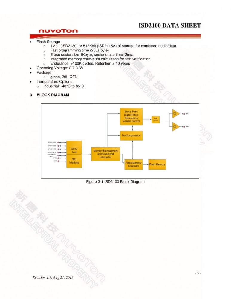 NW-ISD2100Q technical document page 5