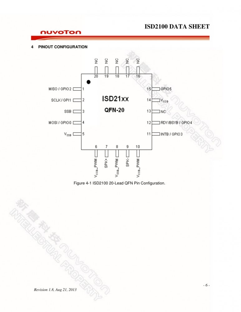 NW-ISD2100Q technical document page 6