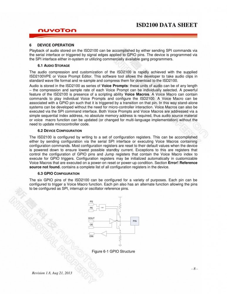 NW-ISD2100Q technical document page 8