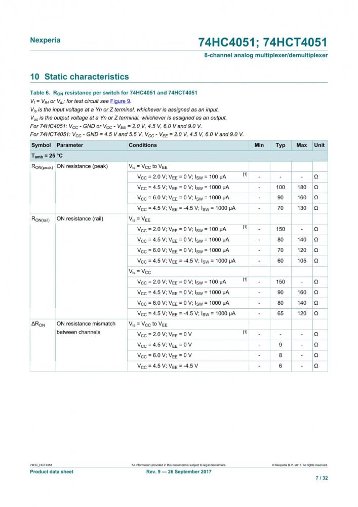 74HCT4051D,112 datasheet page 7