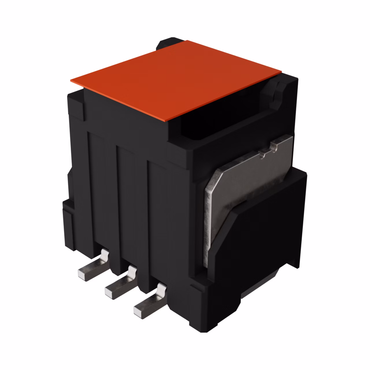 Micro-One Wire-to-Board Header, Vertical, 2.00mm Pitch, Single Row, Glow-Wire Capable, Surface Mount, 3 Circuits, Gold Plating, Black, Potting Capability, with Cover Tape for sale