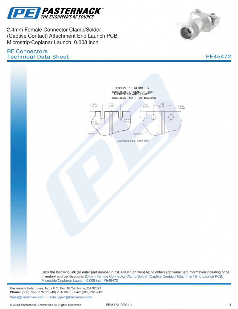PE45472 datasheet page 4