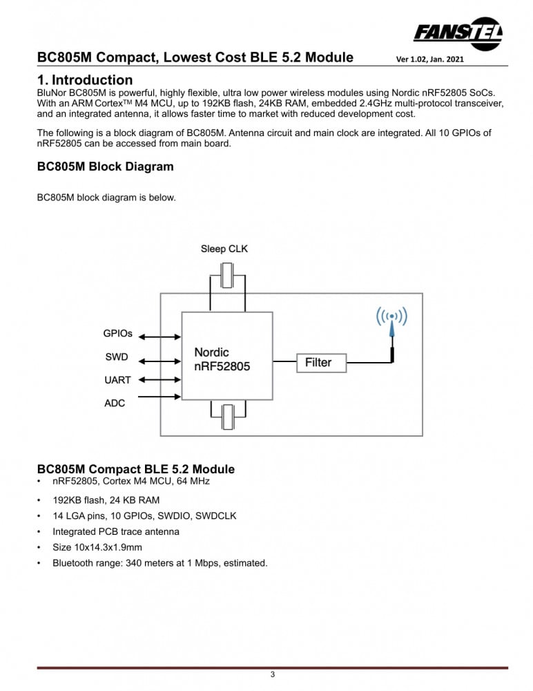 BC805M technical document page 3