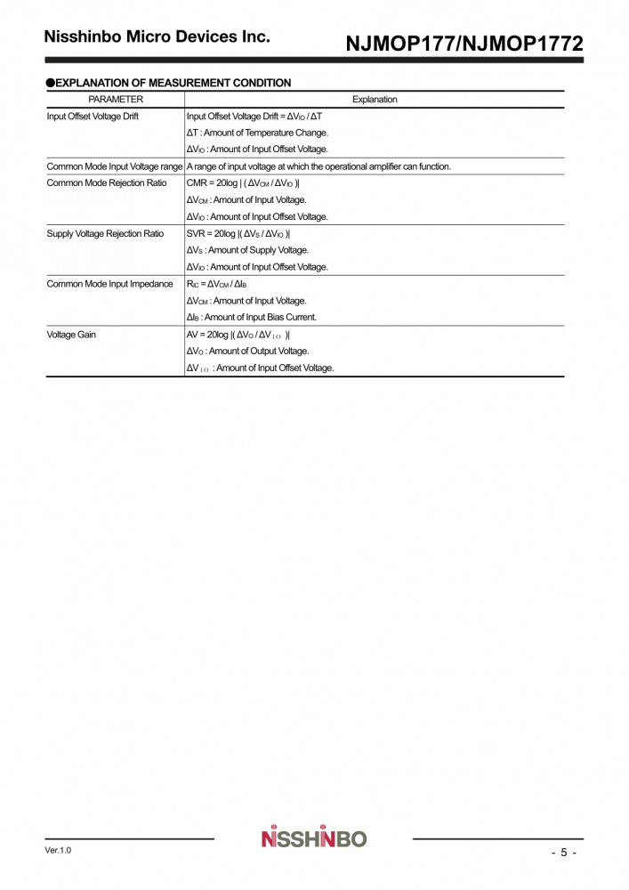 NJMOP177 datasheet preview, page 5