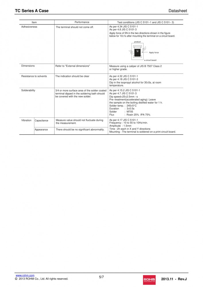 ROHM TCA series datasheet page 5