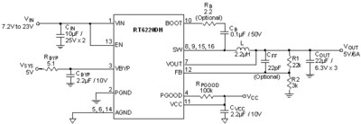 RT6224A/RT6224B - 3A, 18V, 500kHz ACOT® Synchronous Step-Down Converter