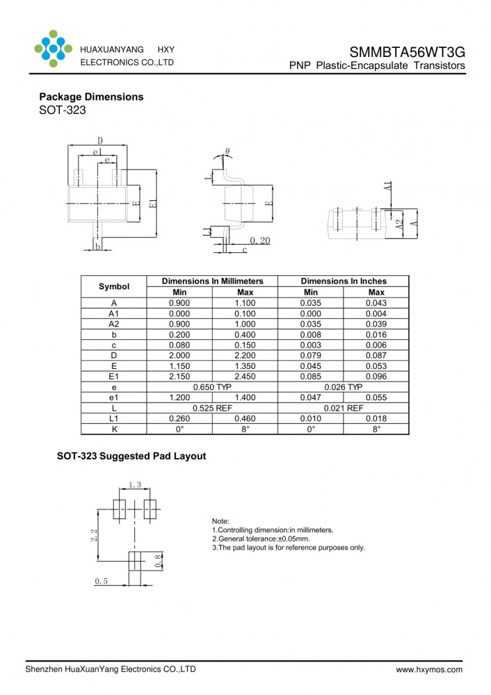 SMMBTA56WT3G-HXY datasheet page 3