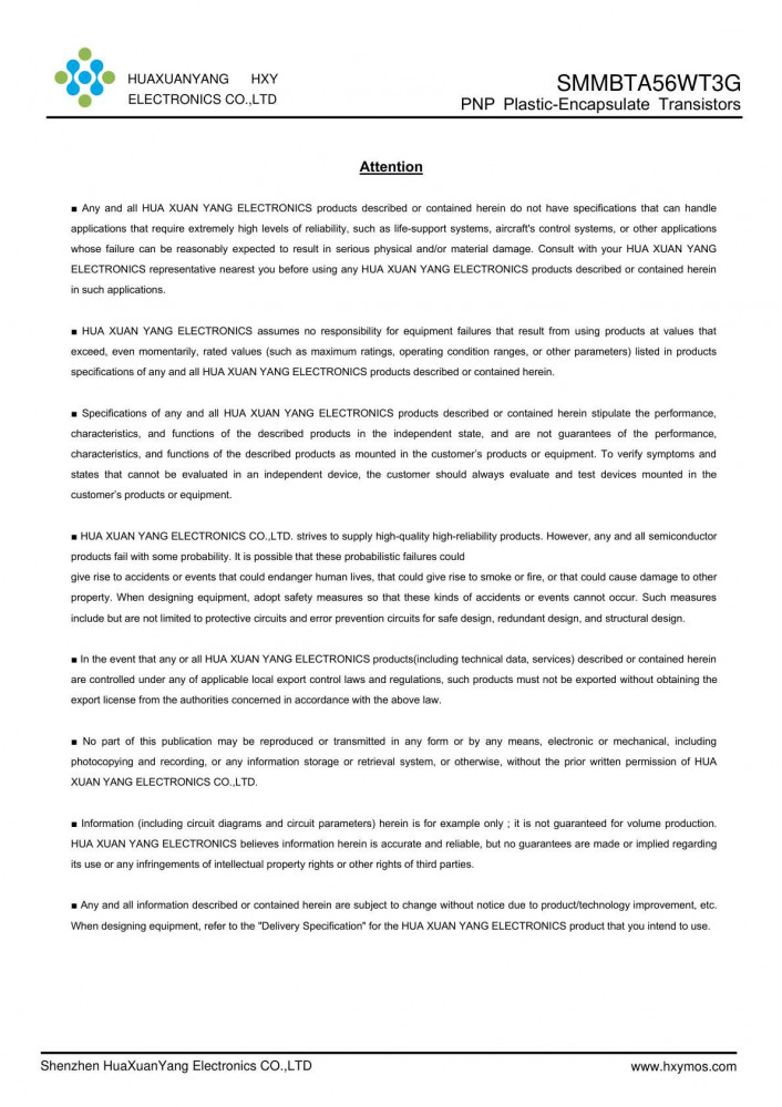 SMMBTA56WT3G-HXY datasheet page 4