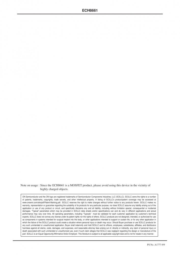ECH8661 datasheet page 9