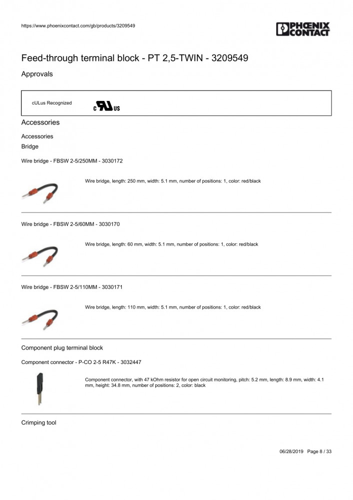 PT 2,5-TWIN technical document page 8