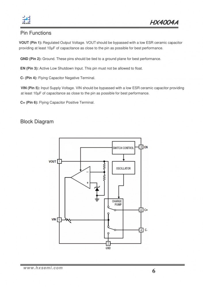 HX4004A-MFC datasheet page 6