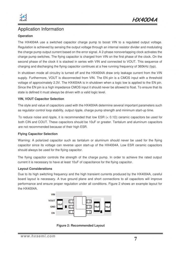 HX4004A-MFC datasheet page 7