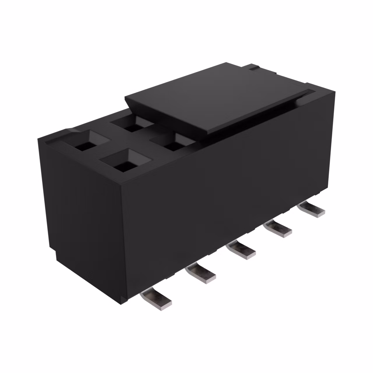 Milli-Grid Vertical Receptacle, 2.00mm Pitch, Dual Row, Surface Mount, Top/Bottom Entry, Tube, 0.75µm Gold (Au) Plating, 18 Circuits, Lead-Free