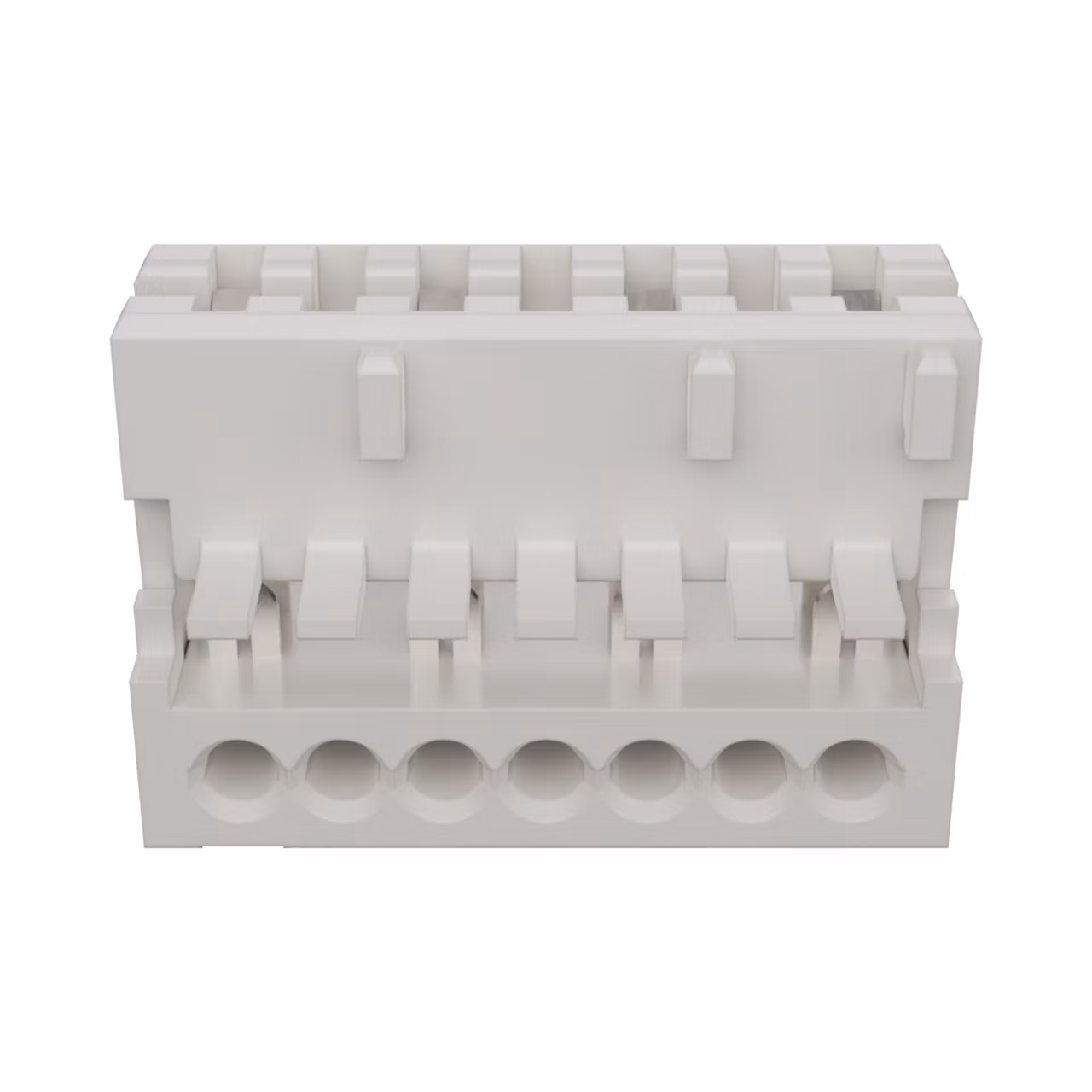 5.00mm Appli-Mate RAST 2.5 IDT Housing, Direct/Indirect, Female, 4 Circuits, Position Keys A, B, D, E, & G Removed for sale