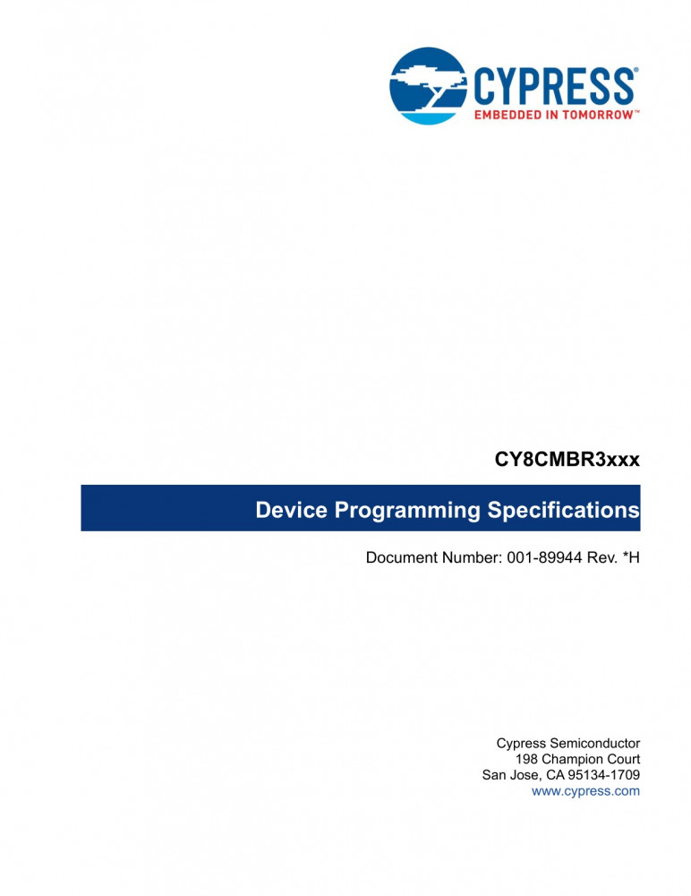 CY8CMBR3xxx programming specification page 2