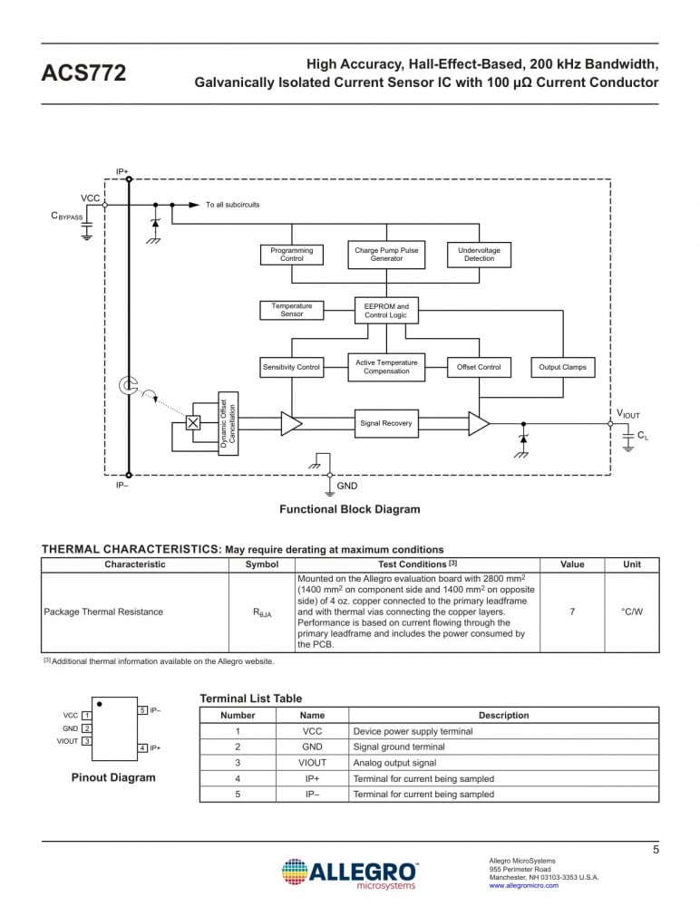 ACS772 datasheet page 5