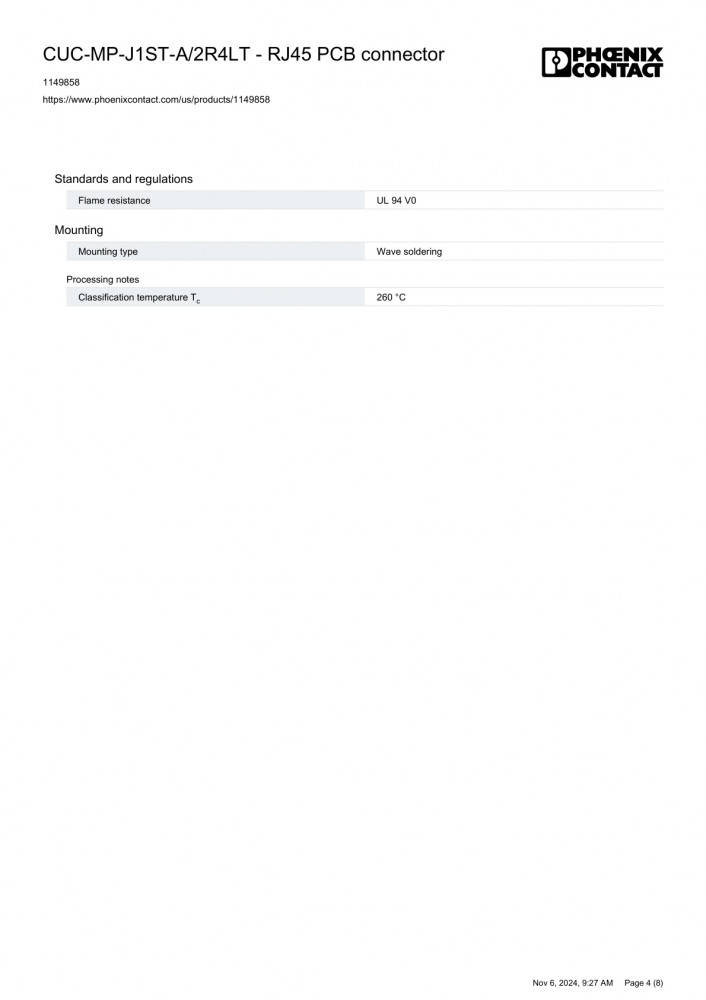 Phoenix Contact 1149858 technical document page 4