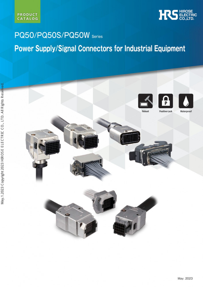HRS PQ series datasheet page 1