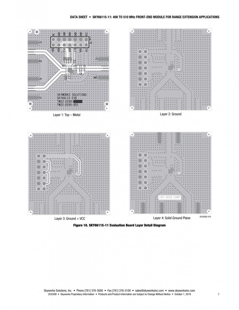 SKY66115-11 datasheet page 7