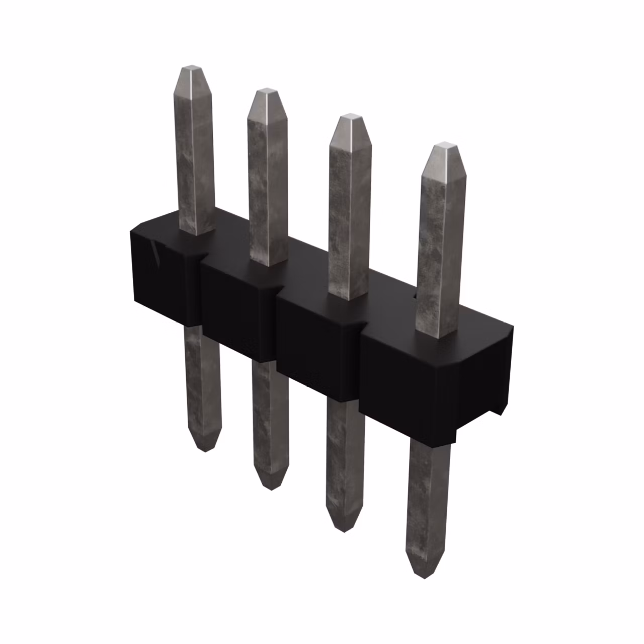2.00mm Pitch Milli-Grid Header, Vertical, Through Hole, Breakaway, 4 Circuits, 2.50µm Tin (Sn) Plating, Mating Pin Length 3.20mm, Tail Length 3.50mm, Lead-Free for sale