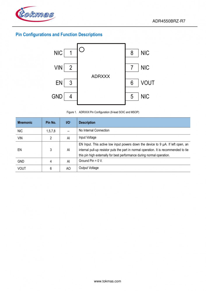 ADR4550 technical document page 2