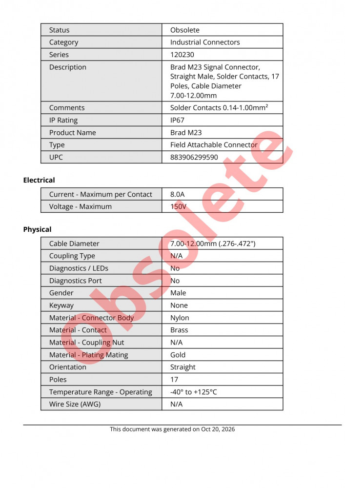 MOLEX 1202300152 technical document image, page 2