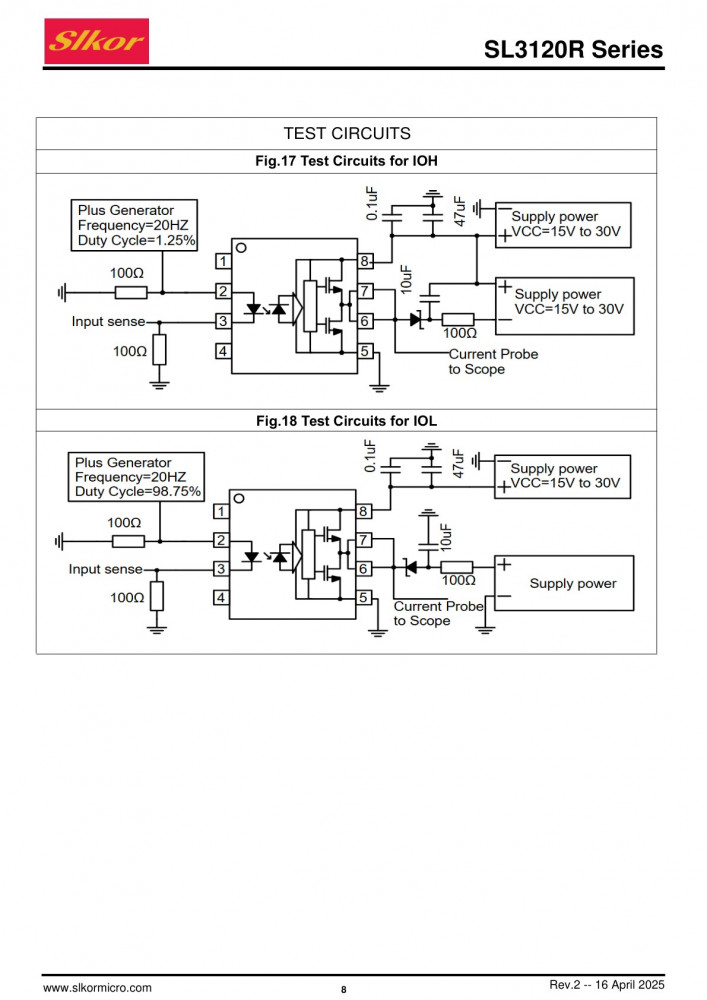 SL3120R datasheet page 8