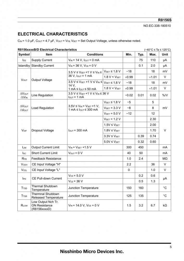 R8156 datasheet page 5