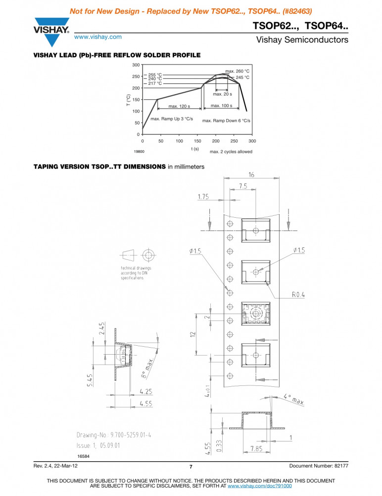 TSOP6237TR datasheet page 7
