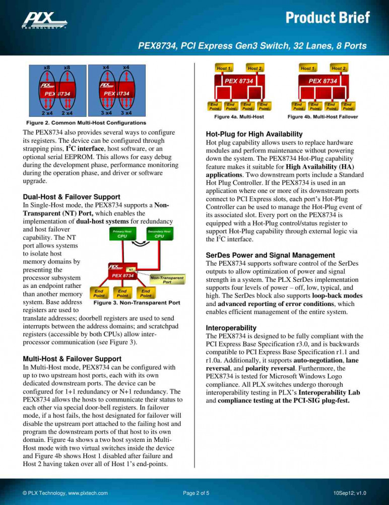 PEX8734 document page 2