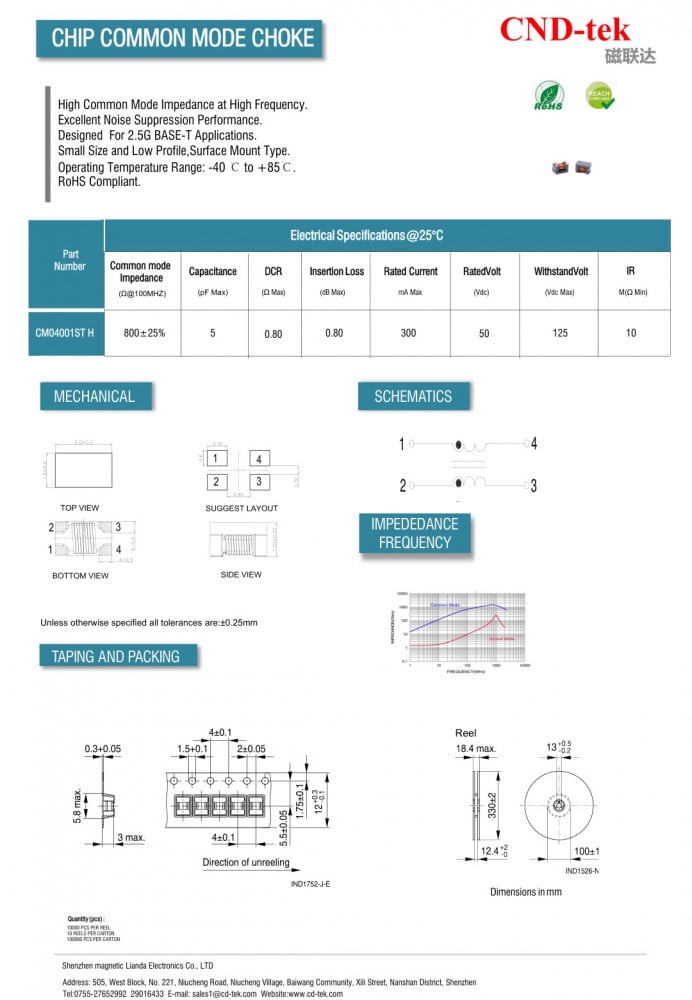 CM04001ST H technical document