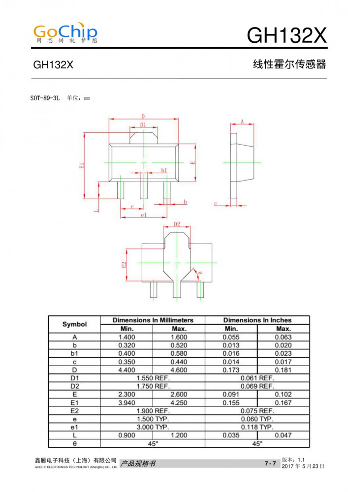 GH132X datasheet page 7