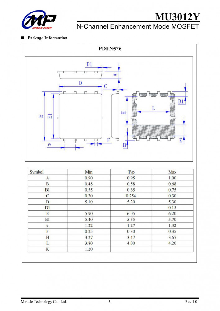 MU3012Y datasheet page 5