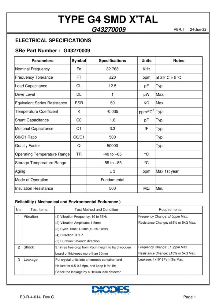 G43270009 specification page 3