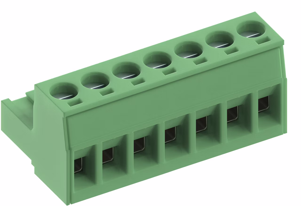 7.62mm Pitch Eurostyle Horizontal Plug, 7 Circuits