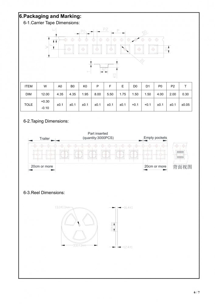 CR4018A datasheet page 6