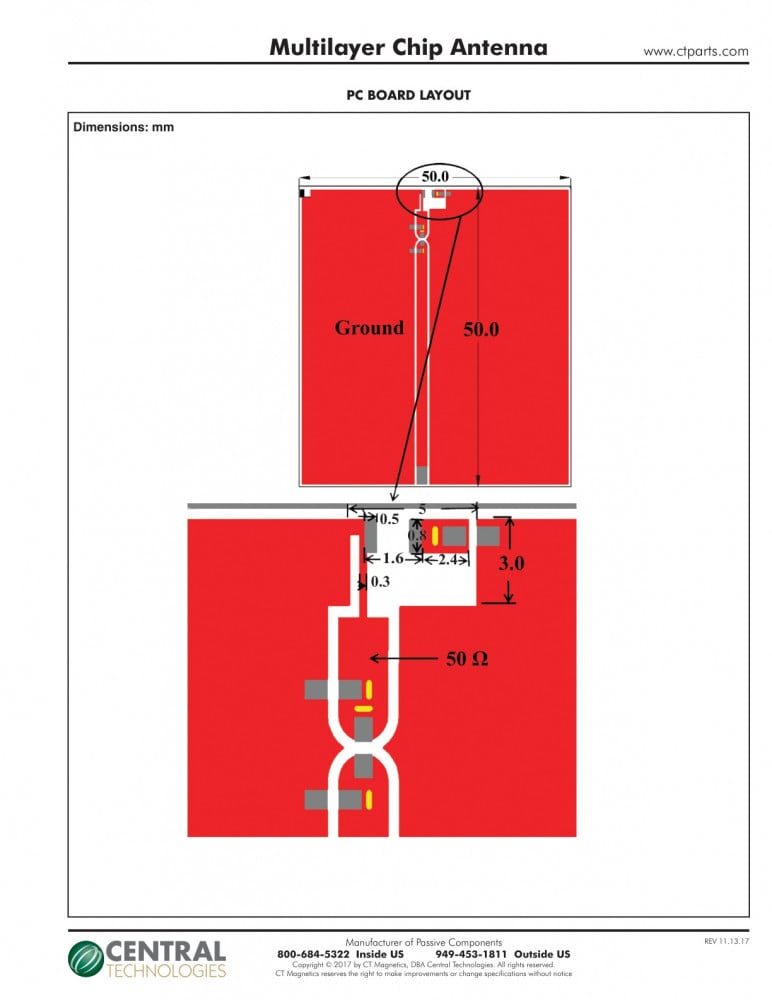 CTCA1608F500 datasheet page 2