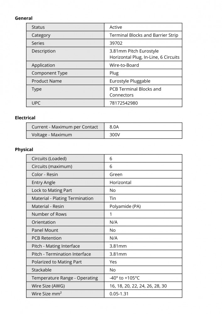 397020006 product document image, page 2