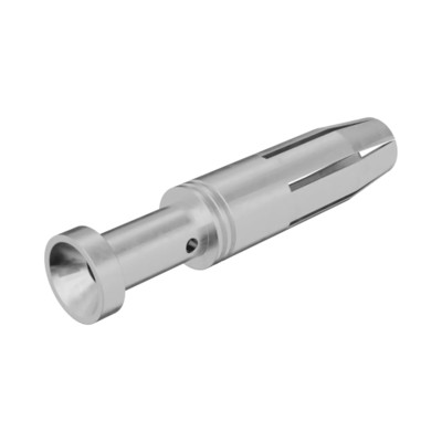 Heavy-Duty Turned Crimp Contact for 16A Inserts and Modules, Female, Silver (Ag) Plated Copper Alloy, 1.50mm² (16 AWG), 100 per Bag for sale